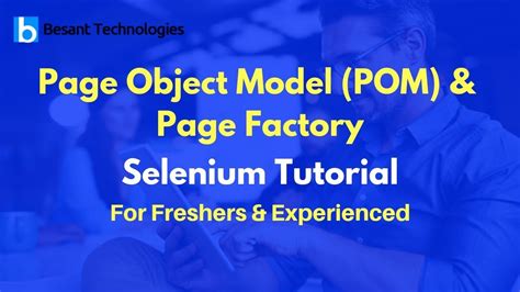Page Object Model Pom And Page Factory Selenium Tutorial For