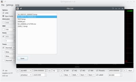 Re TinySA App CSV 10 DB Difference