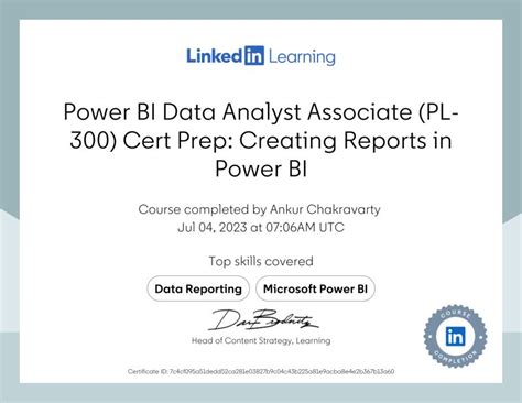 ankur chakravarty on linkedin certificate of completion