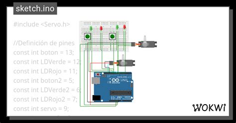 Estacionamiento Wokwi Esp32 Stm32 Arduino Simulator