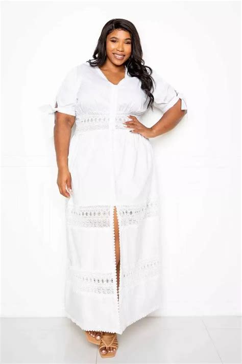 17 Elegant White Plus Size Dress Ideas Maxi Dress With Sleeves Lace