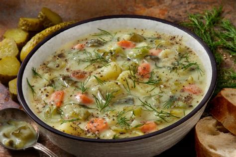 Polish Dill Pickle Soup A Flavorful Traditional Recipe