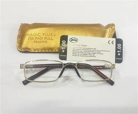 Rectangle Golden And Maroon Alloy Spectacle Reading Glass At Rs 150 Piece In New Delhi