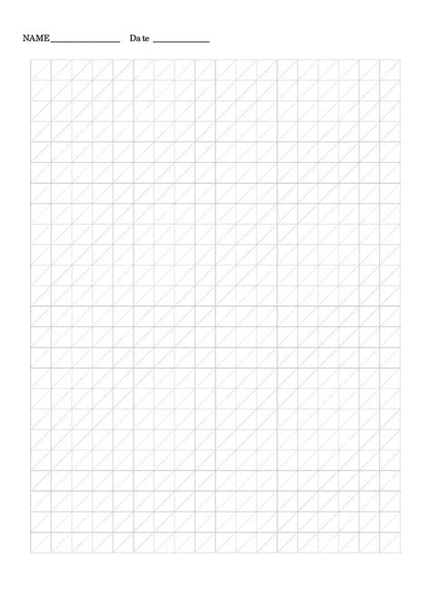 Printable Grid Paper With Diagonal Lines Free Download And Print For You