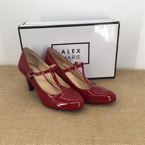 Alex Marie Shoes Alex Marie Womens Karyn Vintage Style Tstrap Heel