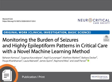Detection Of Electrographic Seizures With Continuous Eeg Monitoring In