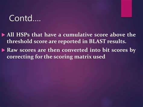 blast features types algorithm working etc pptx