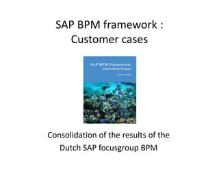 History SAP BPM Framework PDF Business Administration Business