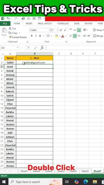 Excel Tips And Tricks💥 Shorts Ytshorts Excel Tipsandtricks Viral Computer Exceltutorial