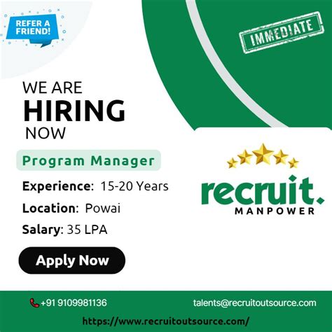 Programmanager Mumbai Hiring Programmanager Cloudprojects