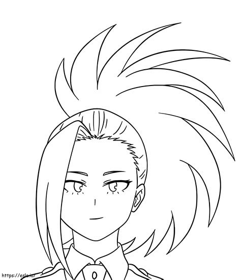Momo Yaoyorozu Kolorowanka