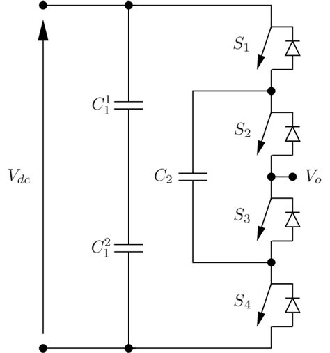 4 Three Level Flying Capacitor Converter Topology Download Scientific Diagram