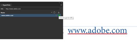 Hyperlinks How To Make Them Work When An Id Doc B Adobe Product