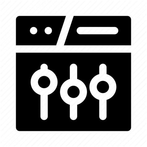 Equalizer Setting Control Web Page Website Icon Download On Iconfinder