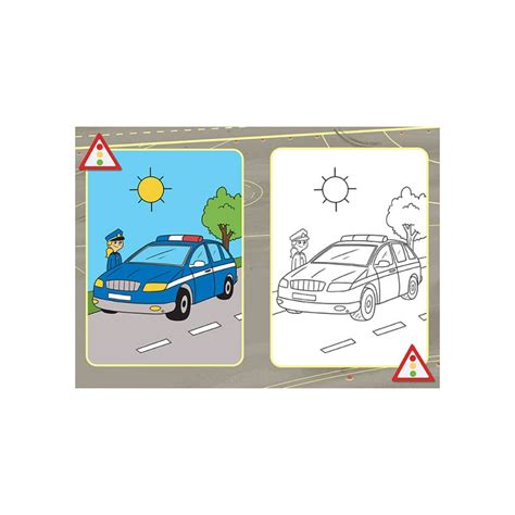 Omalovánky A5 Auta Vlaky Letadla