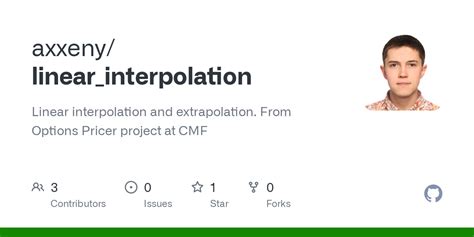 GitHub Axxeny Linear Interpolation Linear Interpolation And Extrapolation From Options