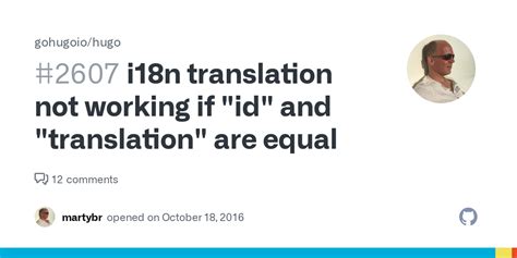 I18n Translation Not Working If Id And Translation Are Equal
