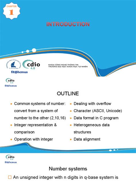 Chap1 Introduction Data Representation Download Free Pdf Integer