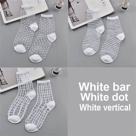 Cute Byte ถุงเท้าข้อสั้น ผ้าไหมใส ลายดอกไม้ ลูกไม้ สําหรับผู้หญิง 3 คู่ ต่อชุด Shopee Thailand