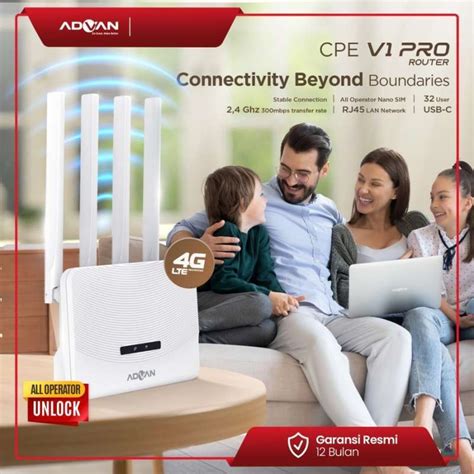 Jual Advan Cpe V1 Pro Modem Router Wifi 4g Lte Unlock All Operator Di