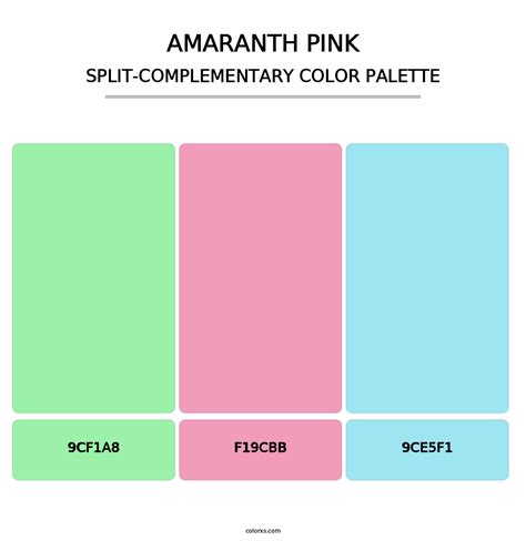 Amaranth Pink Color Palettes