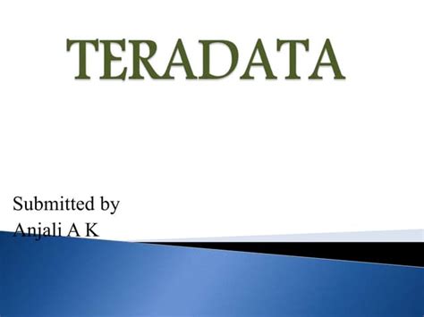 Teradata Pptx