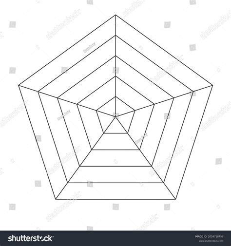 5s 빈 펜타곤 방사형 차트 템플릿클립 스톡 벡터로열티 프리 2059718459 Shutterstock