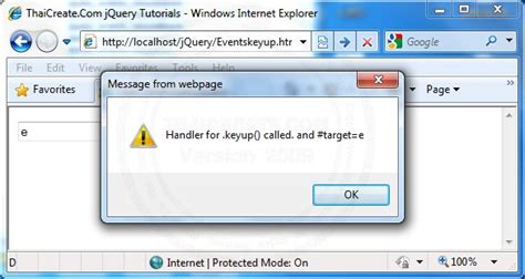 Keyup Events Jquery