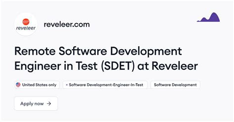 Remote Software Development Engineer In Test Sdet Job At Reveleer Himalayas