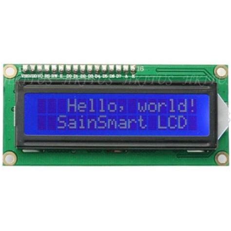 módulo display lcd 1602 azul arduino sku 282d1 hubot