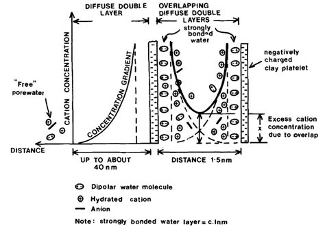 3 Model Of Double Layer Osmotic Swelling Of Two Clay Mineral
