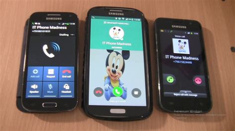 WhatsApp Mickey Mouse Fake Incoming Call Samsung S4 Mini Incoming Call