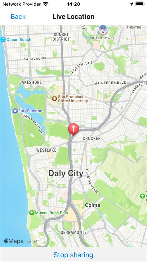 Live Location Sharing Message React Native V5 Chat Messaging Docs