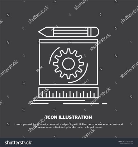 Draft Engineering Process Prototype Prototyping Icon Stock Vector Royalty Free 1248937468