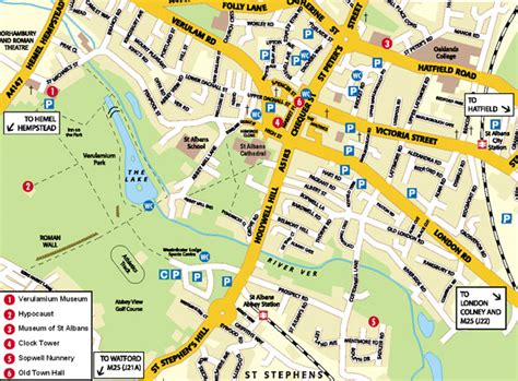 St Albans Map