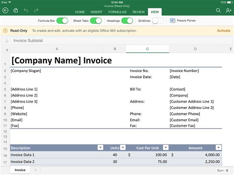 Microsoft Office Word Excel And Powerpoint For Ipad Review