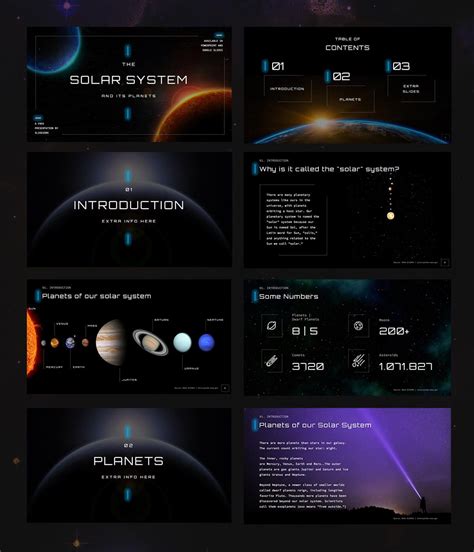 Solis • Animated Solar System Free Presentation Template For Powerpoint