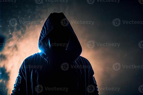 Silhouette Hacker In Virtual World 22852013 Stock Photo At Vecteezy