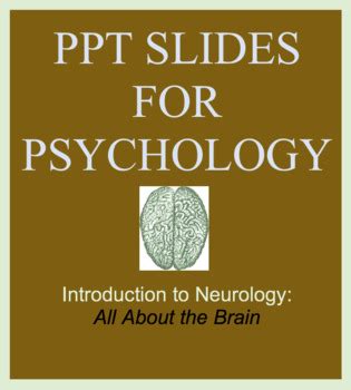 Short Lecture On The Brain Intro To Neurology For Psychology PowerPoint Slides