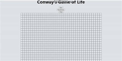 Conways Game Of Life Using React Geeksforgeeks