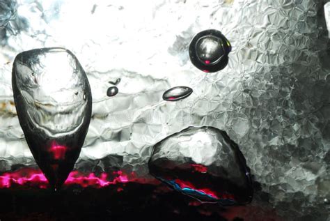 Floating Glass Bubbles Stock Image Image Of Sphere Pattern 820521