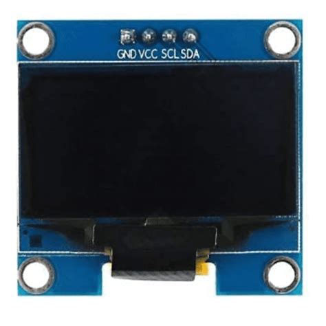 244 Cm 096 Inch I2ciic 128x64 Oled Display Module 4 Pin Blue Color Robo Bazar Online