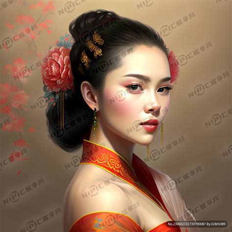 Ai创作图美女 昵图网