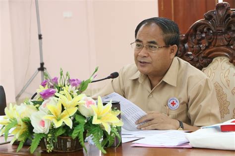 កិច្ចប្រជុំគណៈកម្មាធិការសាខាកាកបាទក្រហមកម្ពុជាខេត្តស្ទឹងត្រែង