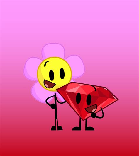 Flower And Ruby By Theobjectshowfan09 On Deviantart