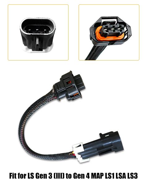 Gen 3 To Gen 4 Map Sensor Adapter Harness 12592525 Ls Map Sensor Wire Harness