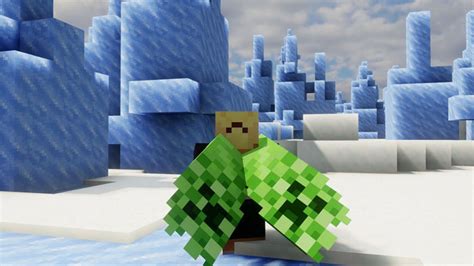 Как снарядить плащ в Minecraft