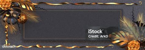 결혼식 초대 장용 팜 트로피컬 블랙과 골드 잎 화장품 인사말 카드 미용실 향수 용 디자인 3d 렌더링 0명에 대한 스톡 사진 및 기타 이미지 Istock