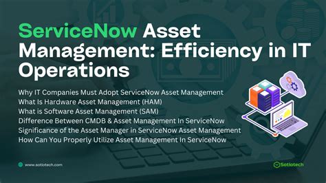 Servicenow Asset Management Boost It Operations Efficiency Servicenow Asset Management Boost It Operations Efficiency