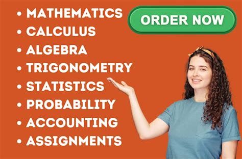 Do Math Calculus Algebra Statistics And Accounting Assignments By Elisa Jane1 Fiverr